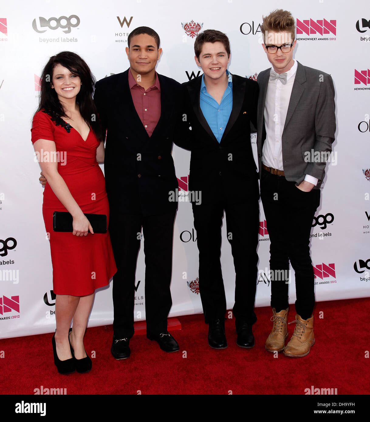 Lindsay Pearce Bryce Vine Damian McGinty and Camerone Mitchelle LOGO's ...