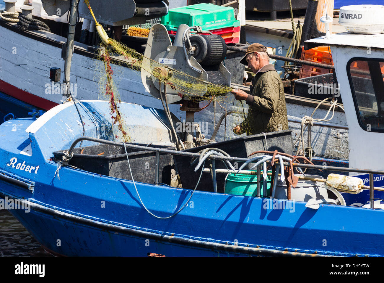 Fishing boats trawlermen hi-res stock photography and images - Alamy