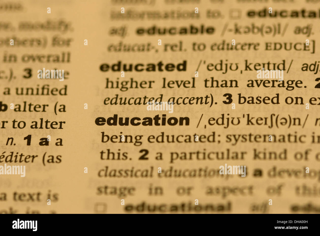 Reading a dictionary hi-res stock photography and images - Alamy