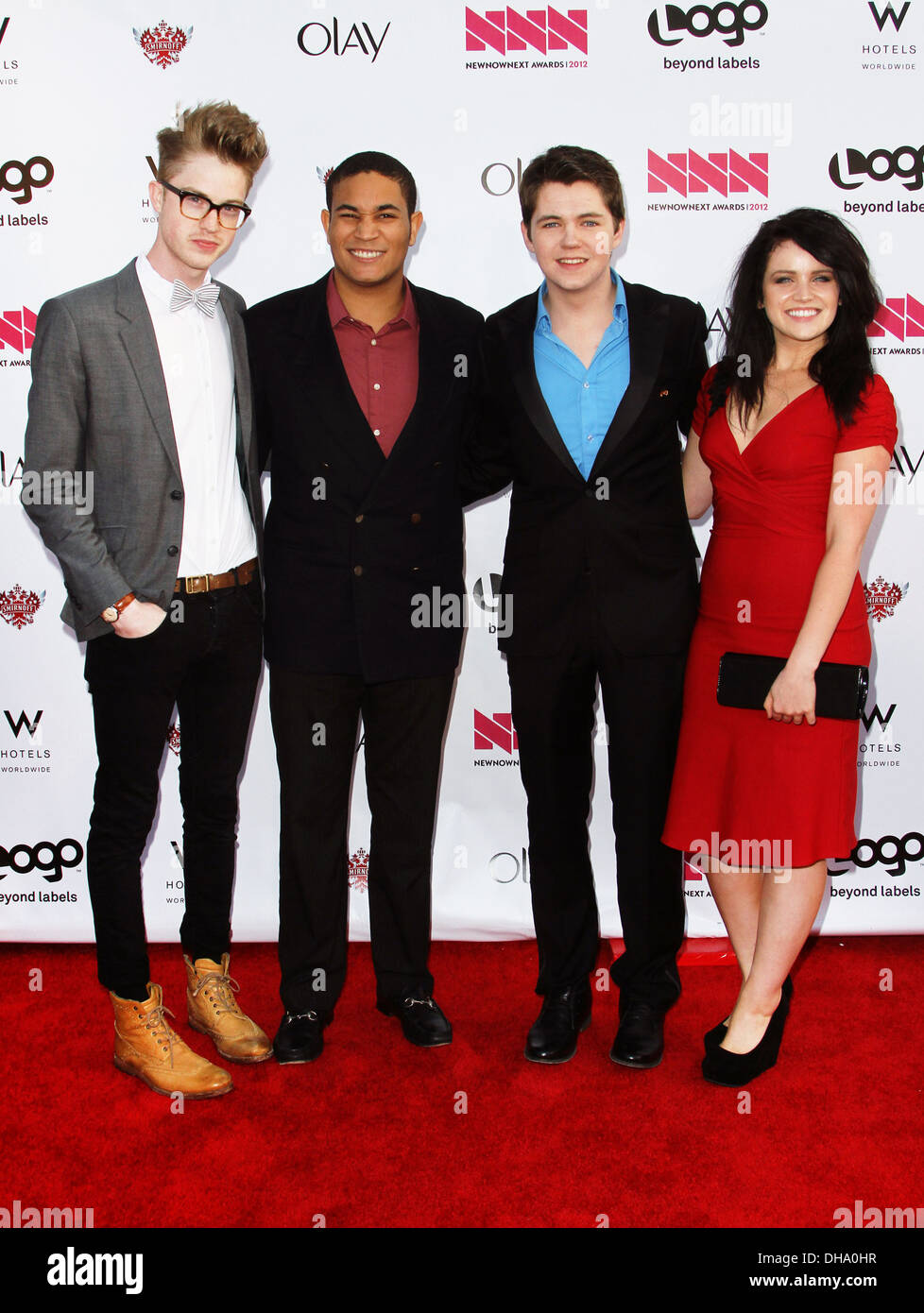 Cameron Mitchell Bryce Vine Damian McGinty and Lindsay Pearce LOGO's ...