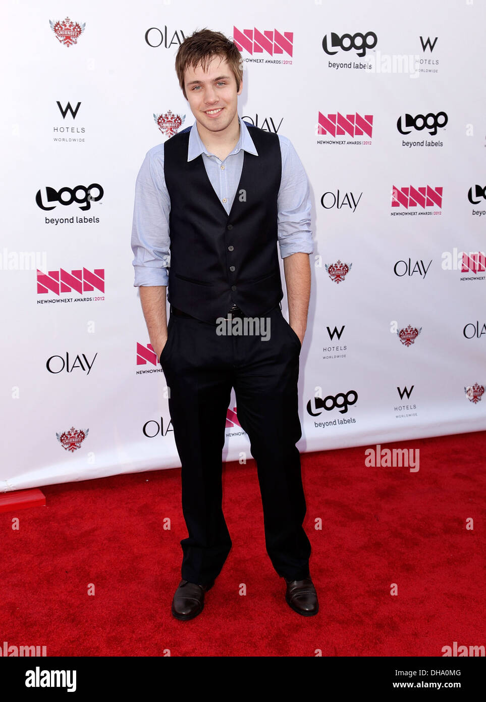 Matthew Fahey LOGO's 2012 'NewNowNext' Awards held at Avalon Hollywood ...