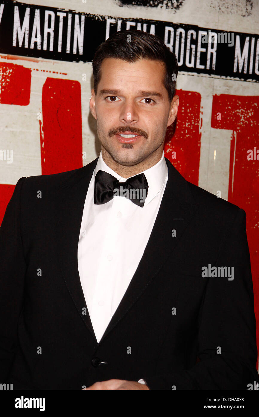 Ricky Martin Broadway opening night after party for 'Evita' at Marriott ...