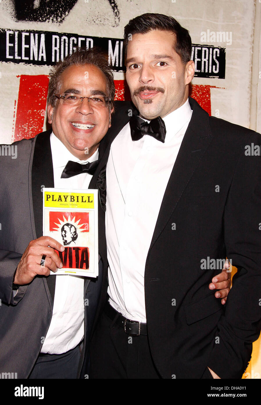 Richard Jay-Alexander and Ricky Martin Broadway opening night after ...