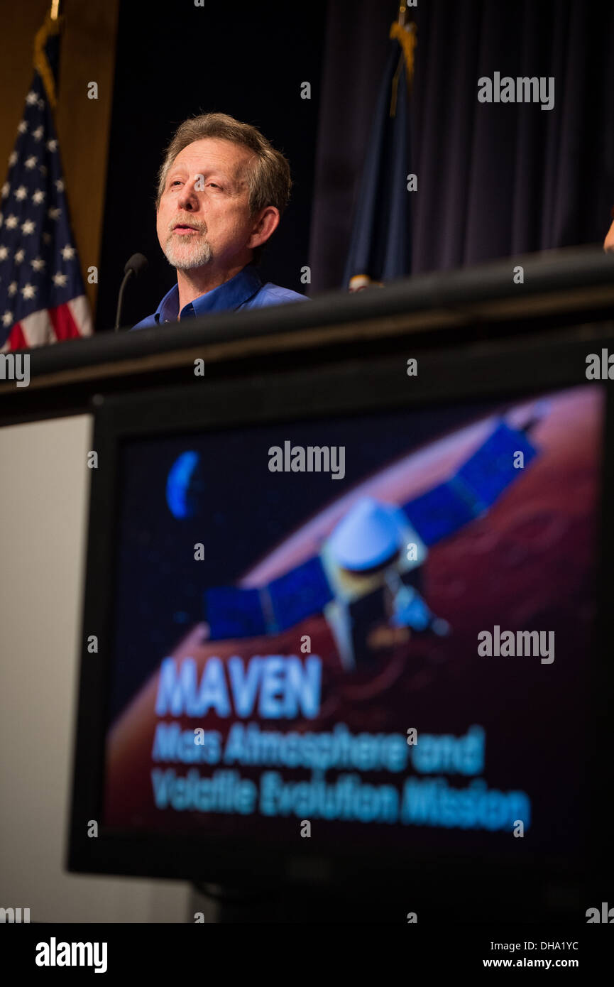 NASA's MAVEN mission briefing at NASA Headquarters provided key updates ...