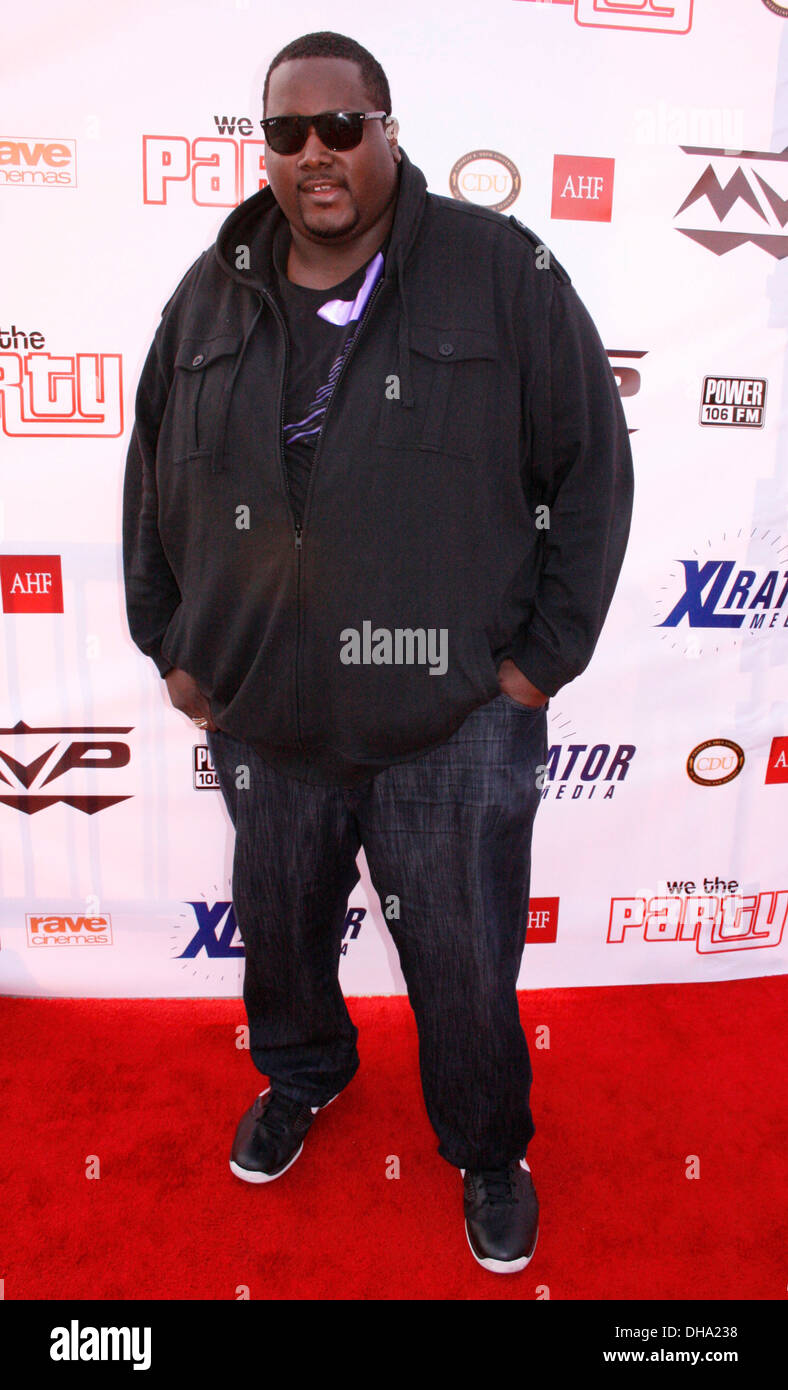 Quinton Aaron 'We Party' premiere at Rave Cinemas in Baldwin Hills Los ...