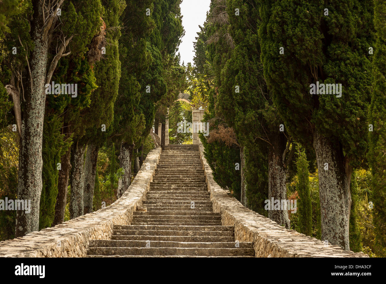 Over 100 steps leading to St Anton's Church (Sveti Antun) church in ...