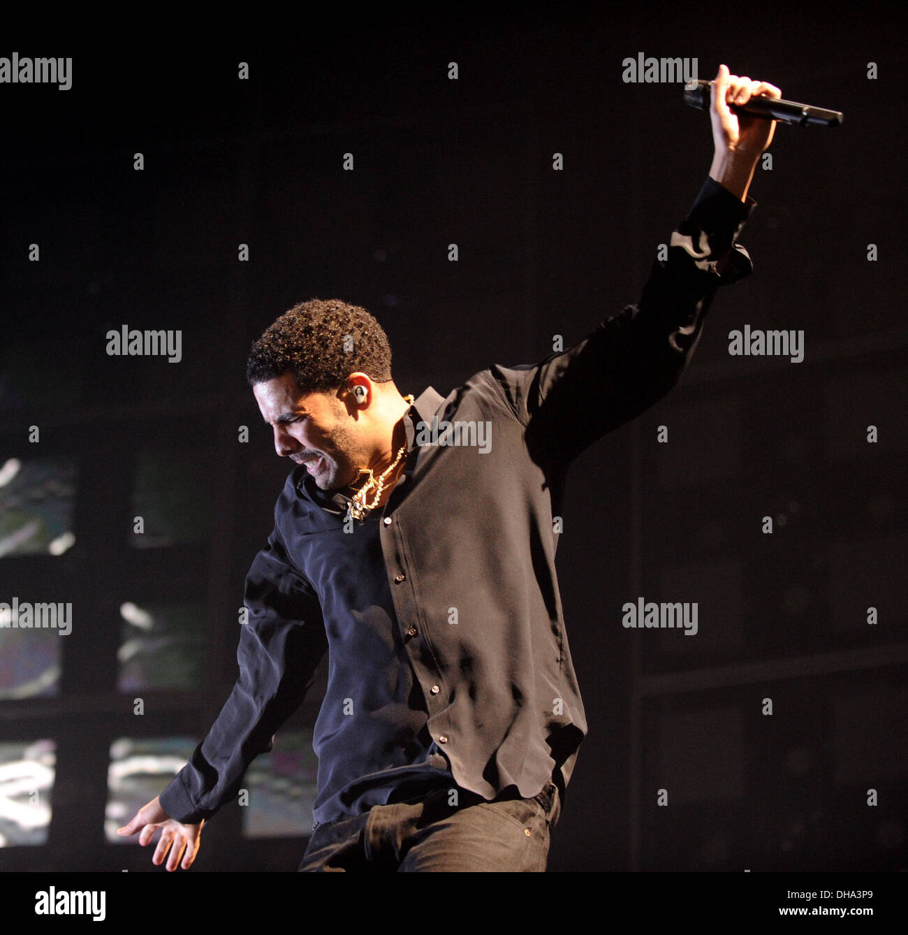 Rapper Drake performing at Heineken Music Hall in Amsterdam Amsterdam ...