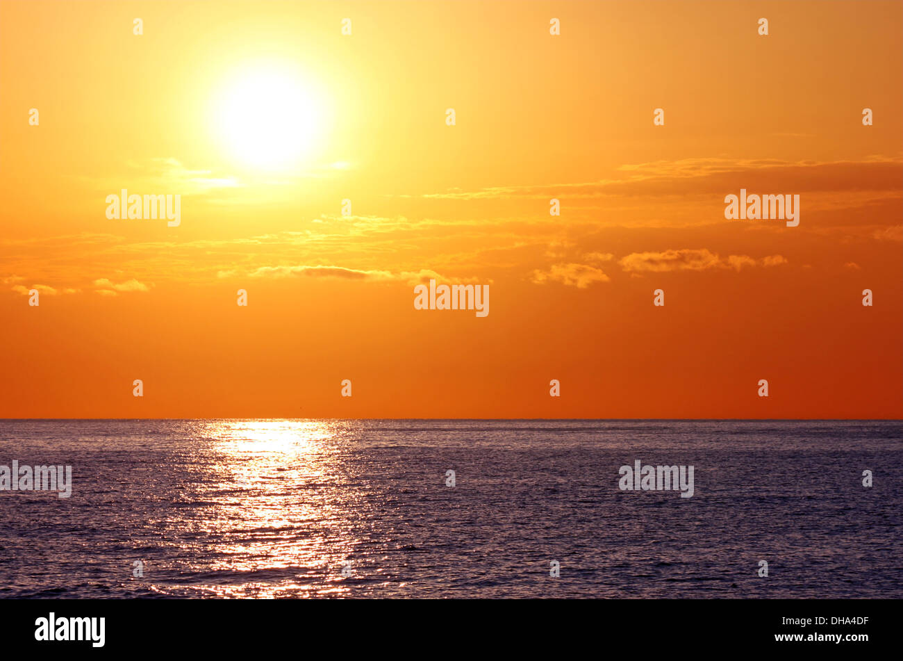 Rising sun in clear sky hi-res stock photography and images - Alamy