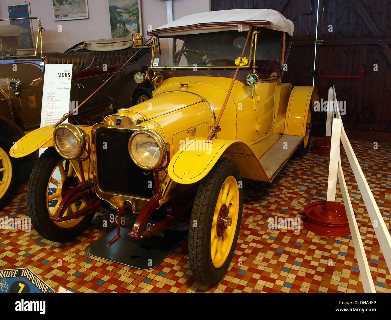 The 1913 Mors RX, a 12hp, 4-cylinder car, is on display at the Museum ...