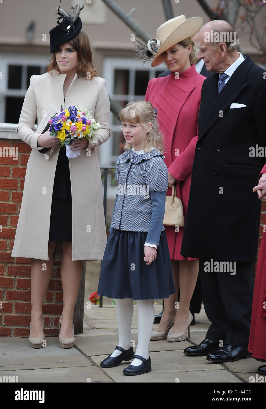 Princess eugenie lady louise hi-res stock photography and images - Alamy