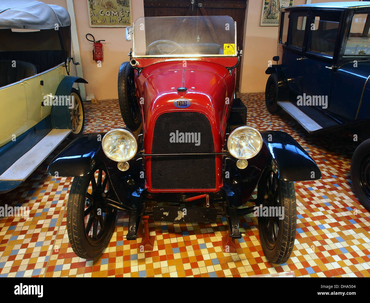 1921 Fiat 501 Torpedo 10CV, 1450cc, 4cyl, at the museum of automobiles ...