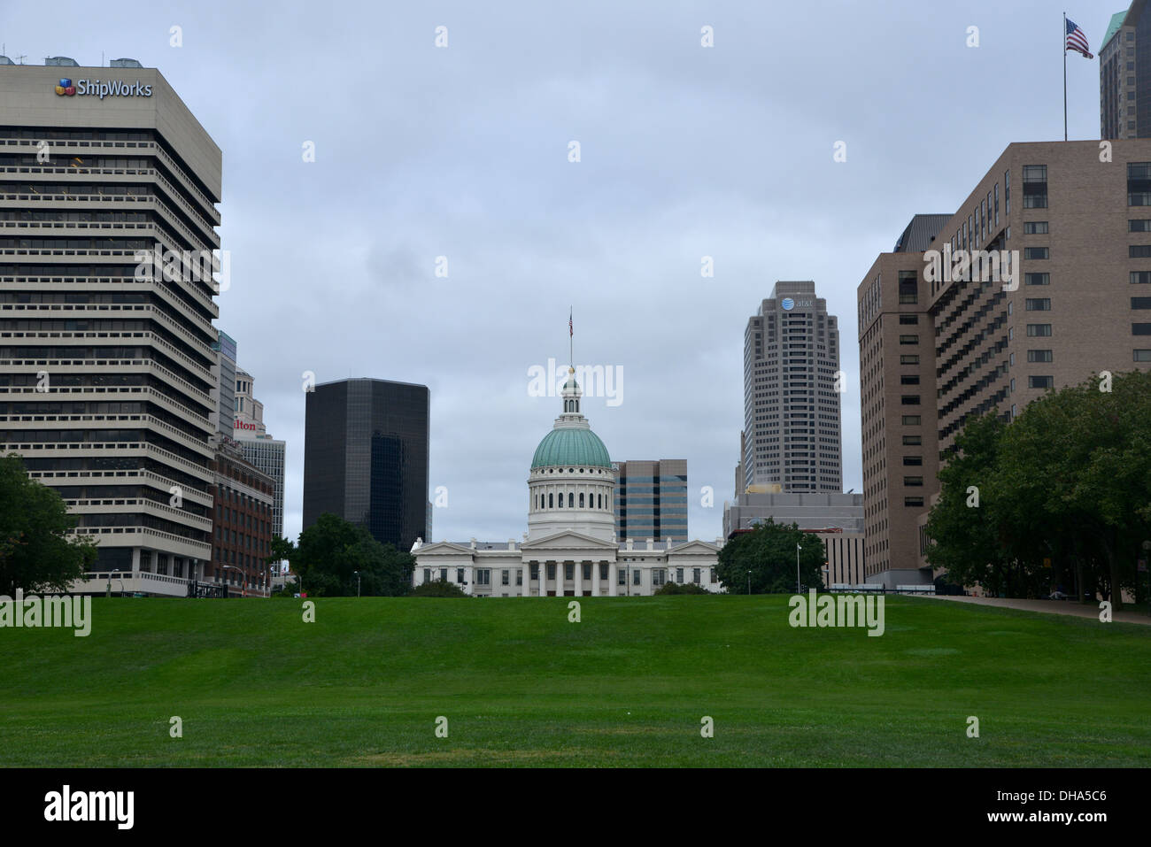 Gateway Arch, St Louis, Missouri. Built 1965, the stainless steel ...