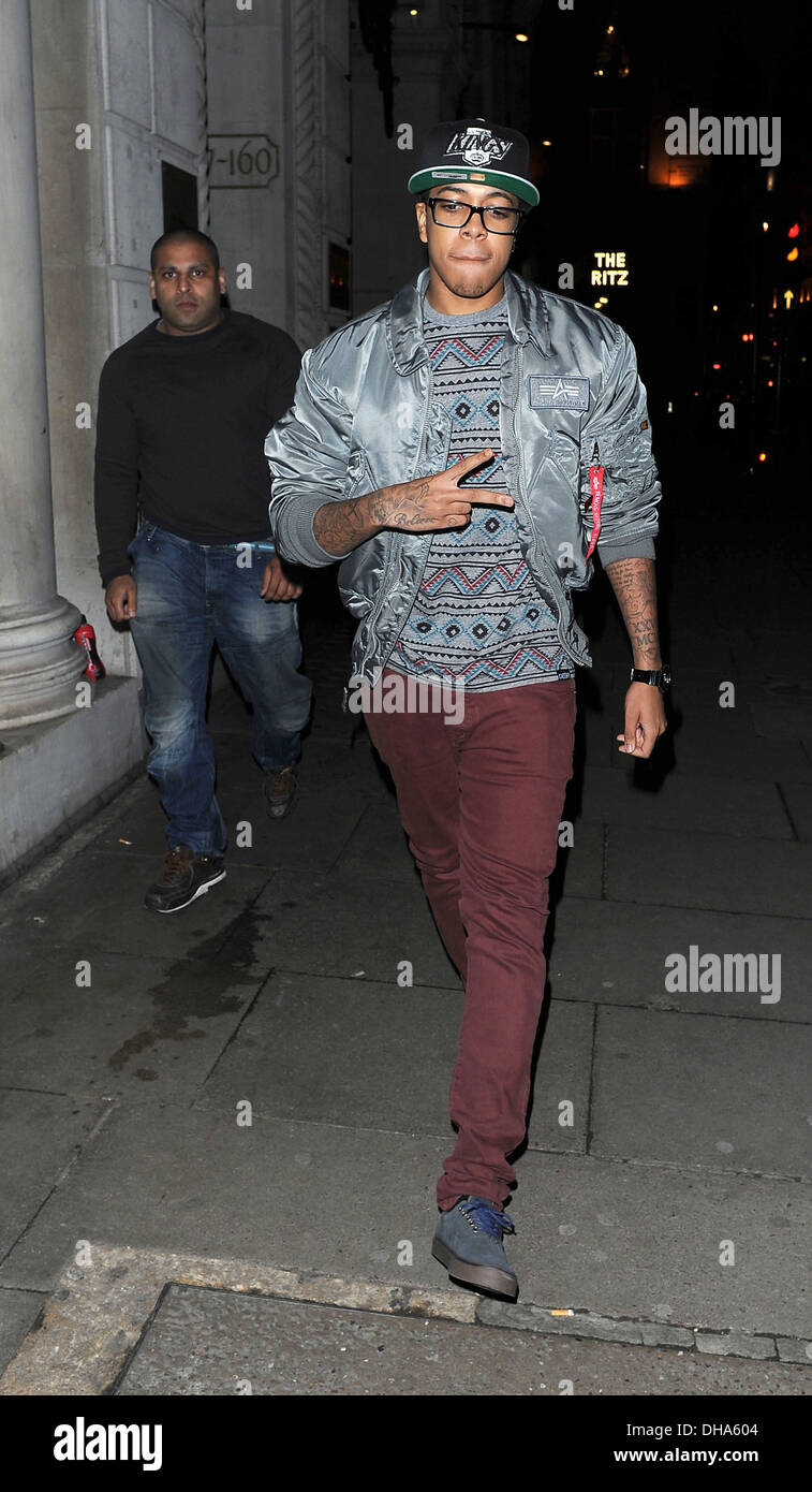 Rapper, Chipmunk arrives at Aura nightclub. London, England - 10.04.12 ...
