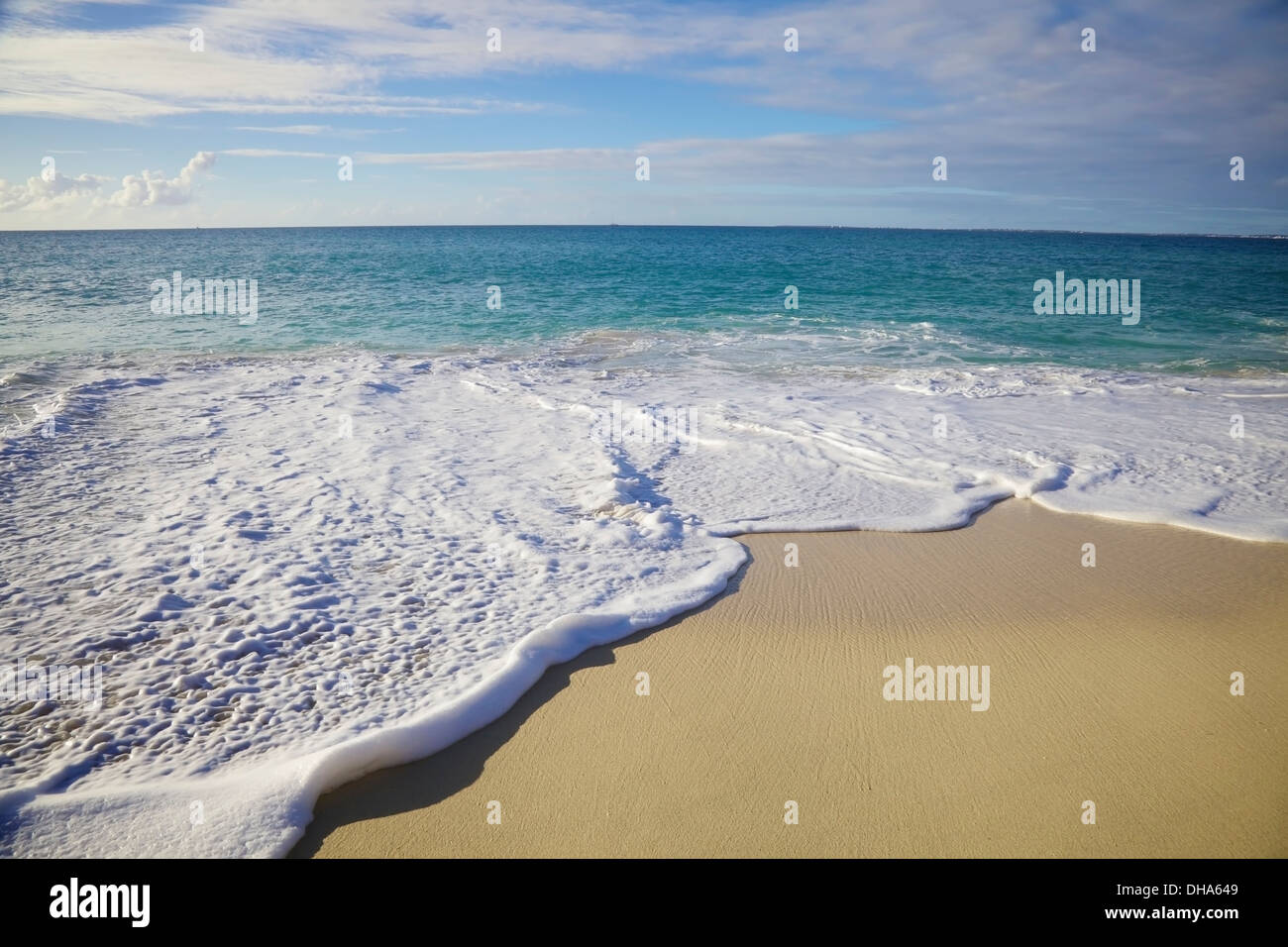 Beach At Baie Rouge; St. Martin, French West Indies Stock Photo - Alamy