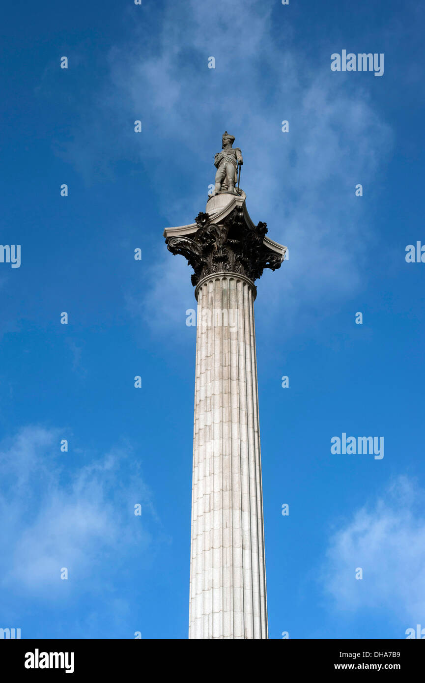 Nelson's Column, Trafalgar Square, London, England, United Kingdom ...