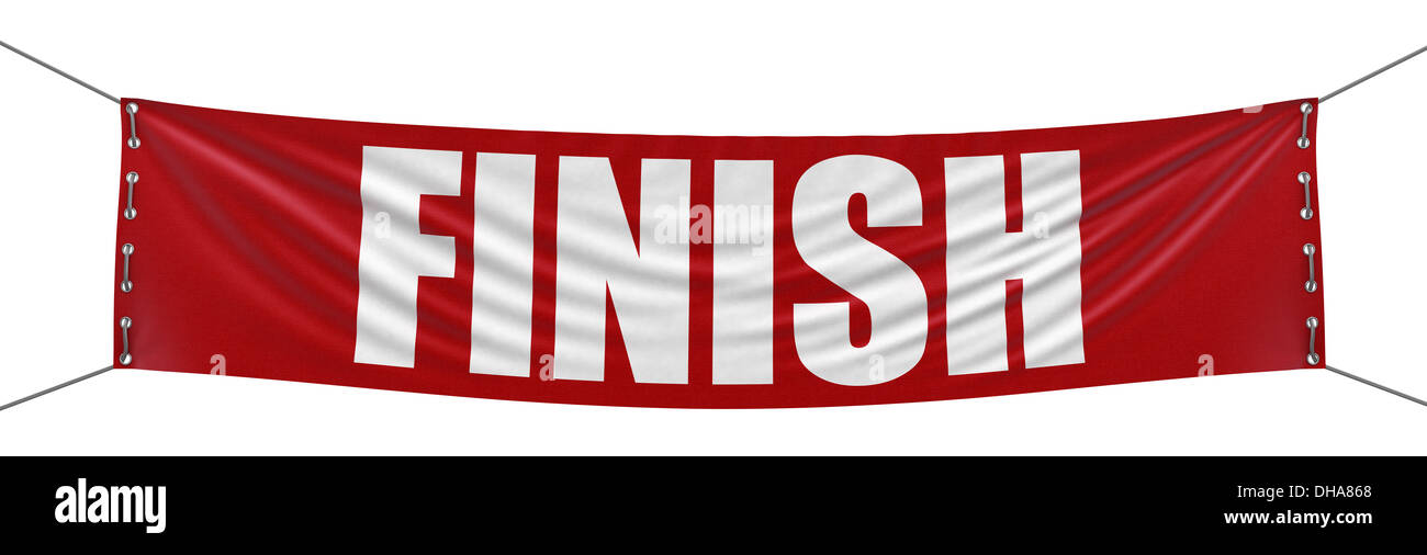 Finish banner hi-res stock photography and images - Alamy