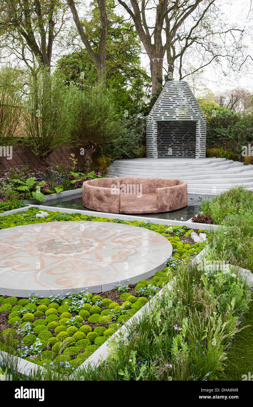 Chelsea Flower Show 2013 B&Q Sentebale ÈForget-me-notı Garden Designer ...