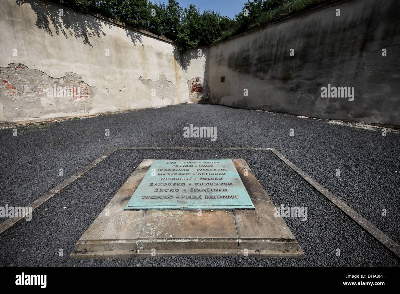 Theresienstadt - Terezin Concentration Camp in Czech Republic Stock Photo - Alamy