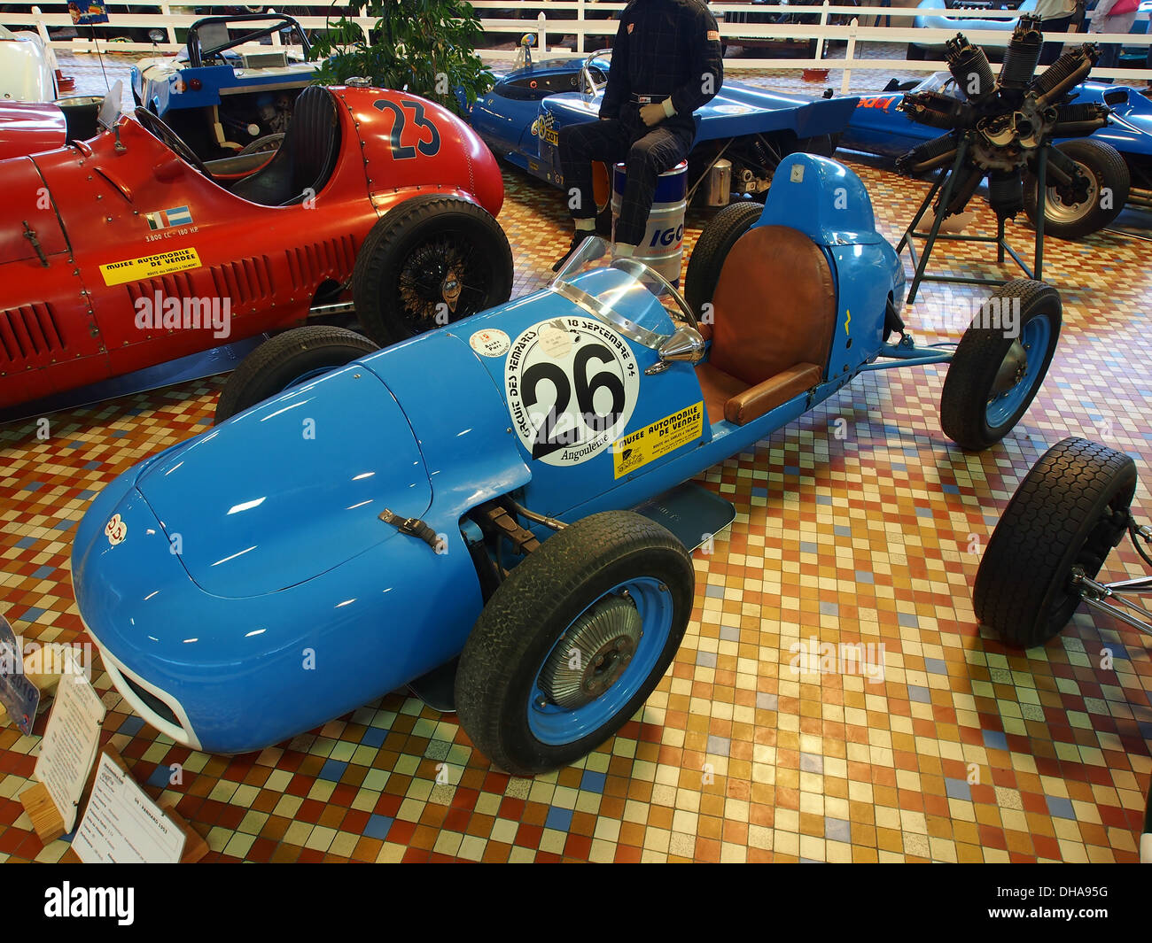 The 1953 DB - Panhard Monomil is a compact French car, displayed at the ...