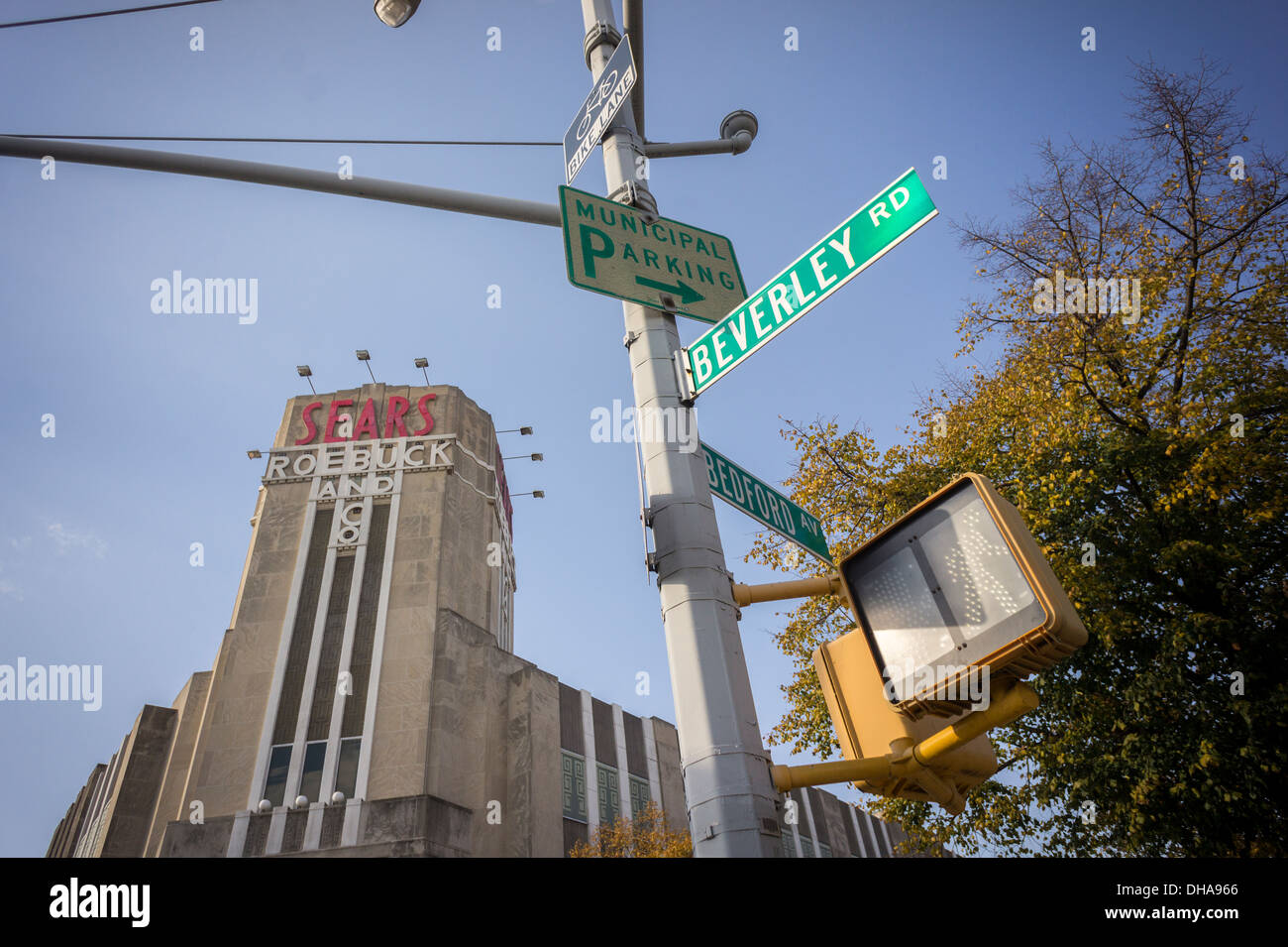 The Sears Roebuck and Co. store in Flatbush in Brooklyn in New York ...
