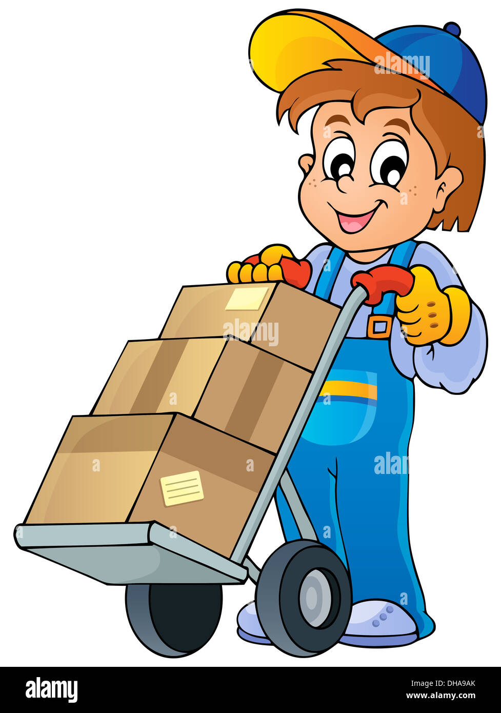 Job and occupation theme image 1 - picture illustration Stock Photo - Alamy