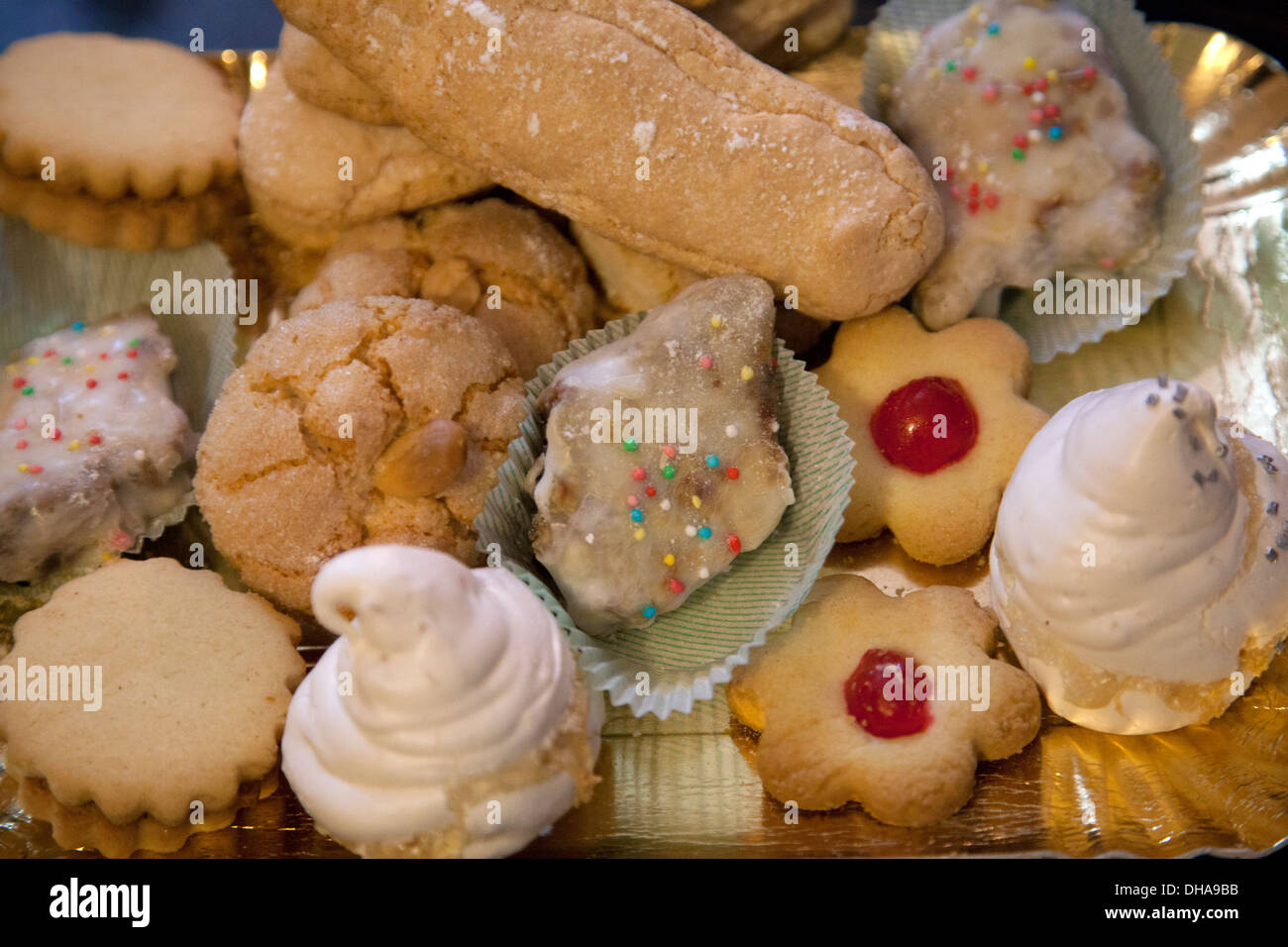 Italian Homemade Biscuits Stock Photo - Alamy