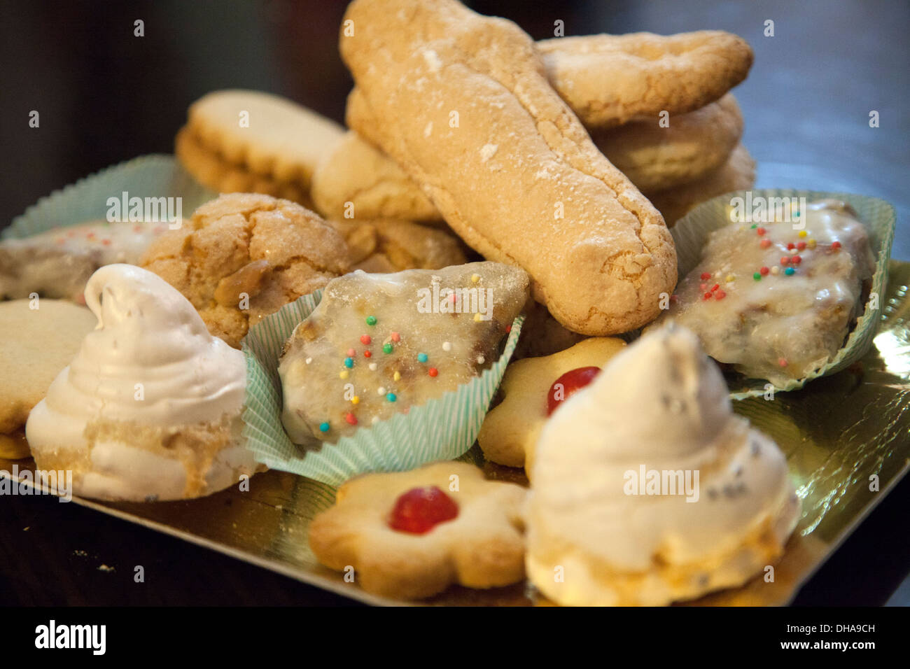 Italian Homemade Biscuits Stock Photo - Alamy