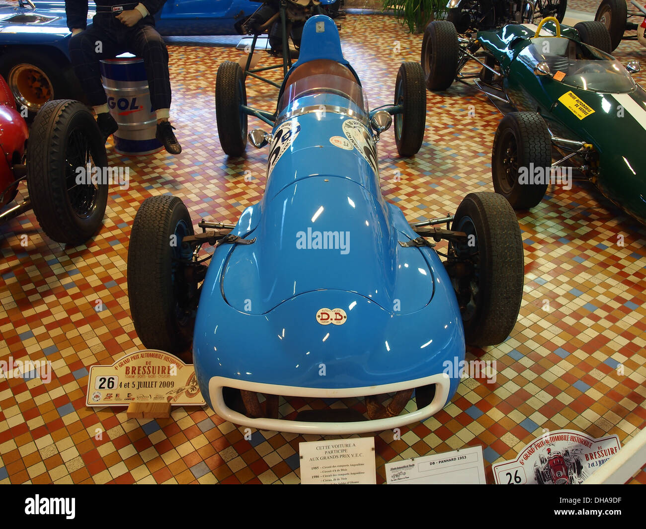 The 1953 DB Panhard Monomil, a 5cv car with two horizontally placed ...