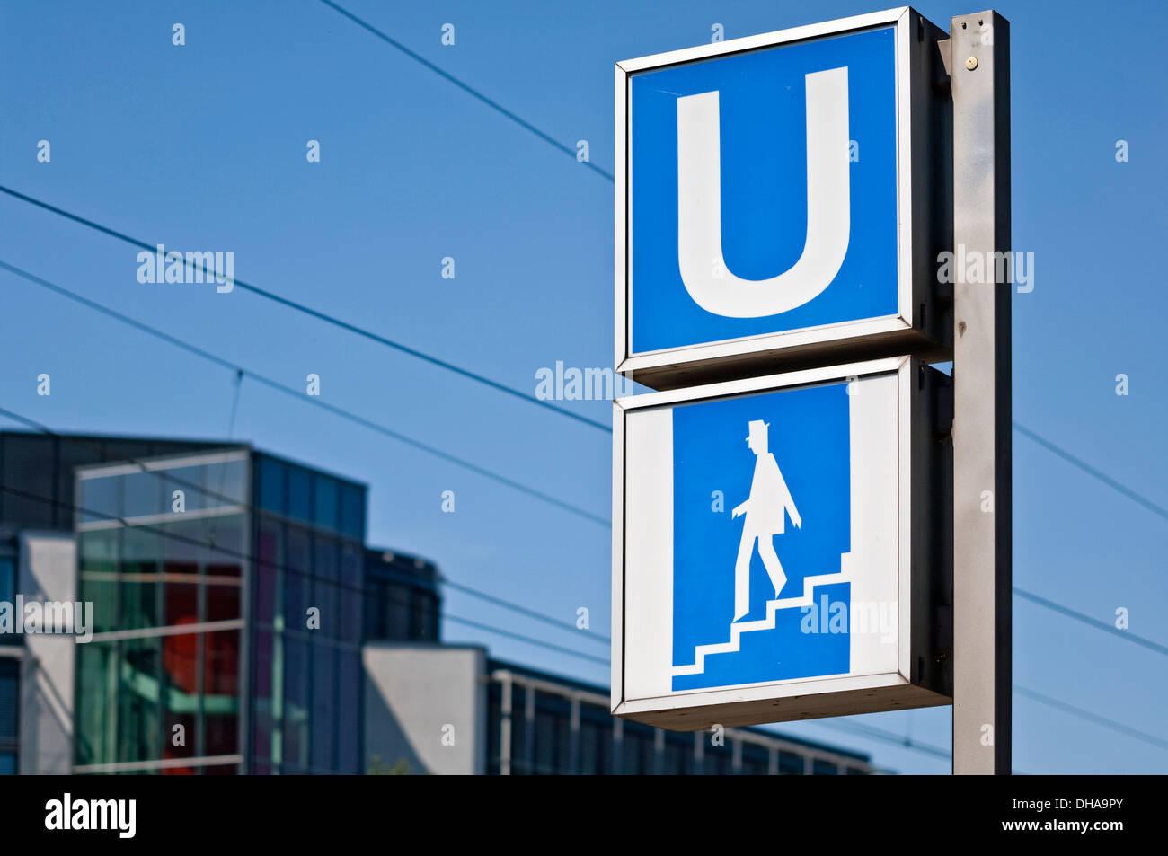 Munich Subway Sign, Munich Bavaria, Germany Stock Photo - Alamy