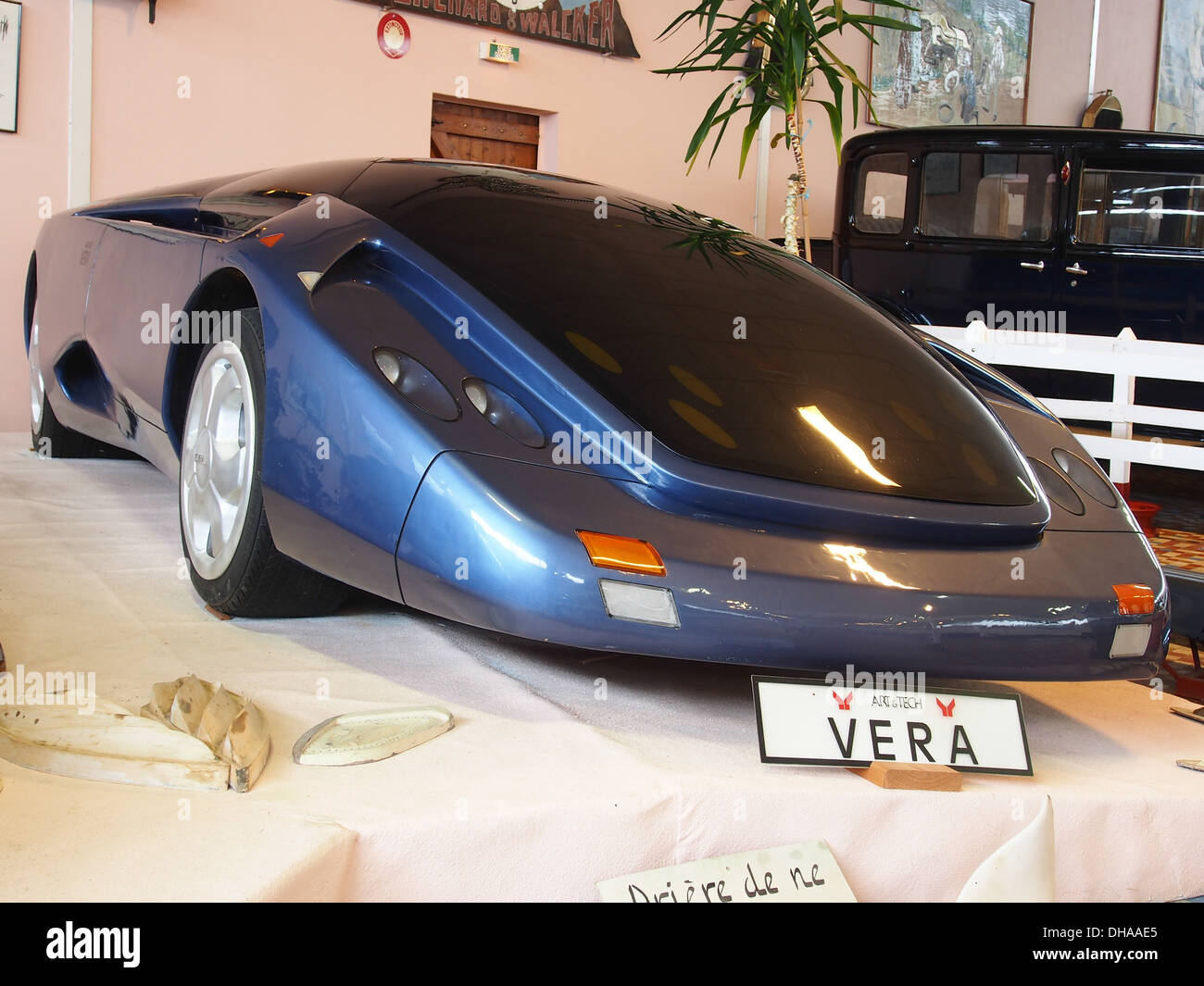 The VERA concept car, displayed at the Museum of Automobiles in Talmont ...