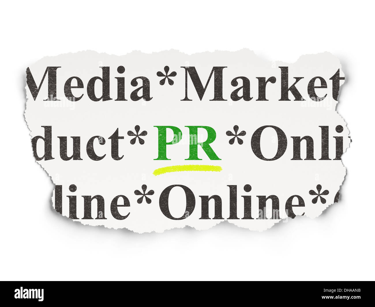 Public relations concept 3d Cut Out Stock Images & Pictures - Alamy