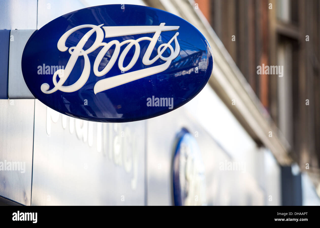 Boots logo hi-res stock photography and images - Alamy