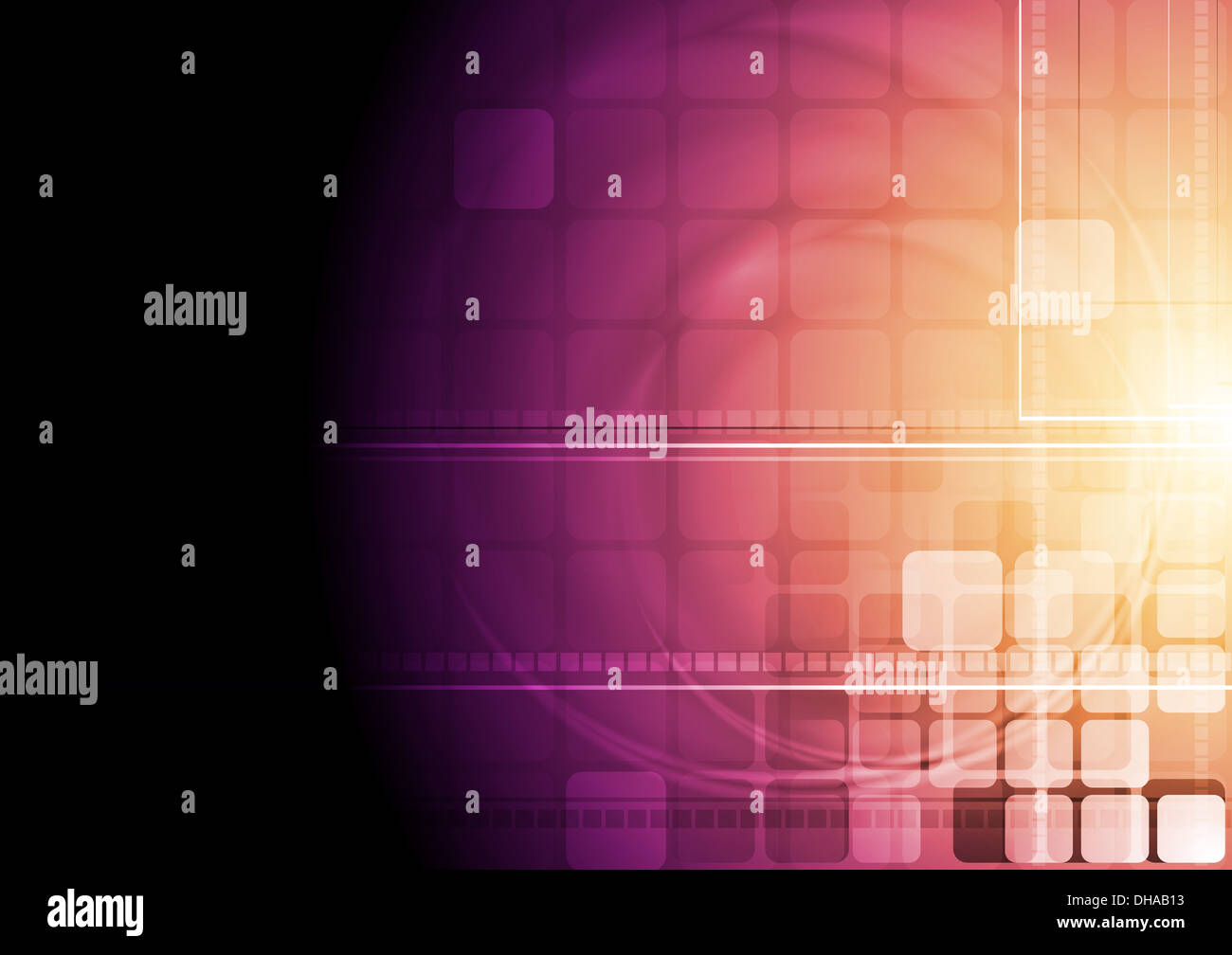 Tech colourful background. Vector illustration eps 10 Stock Photo - Alamy