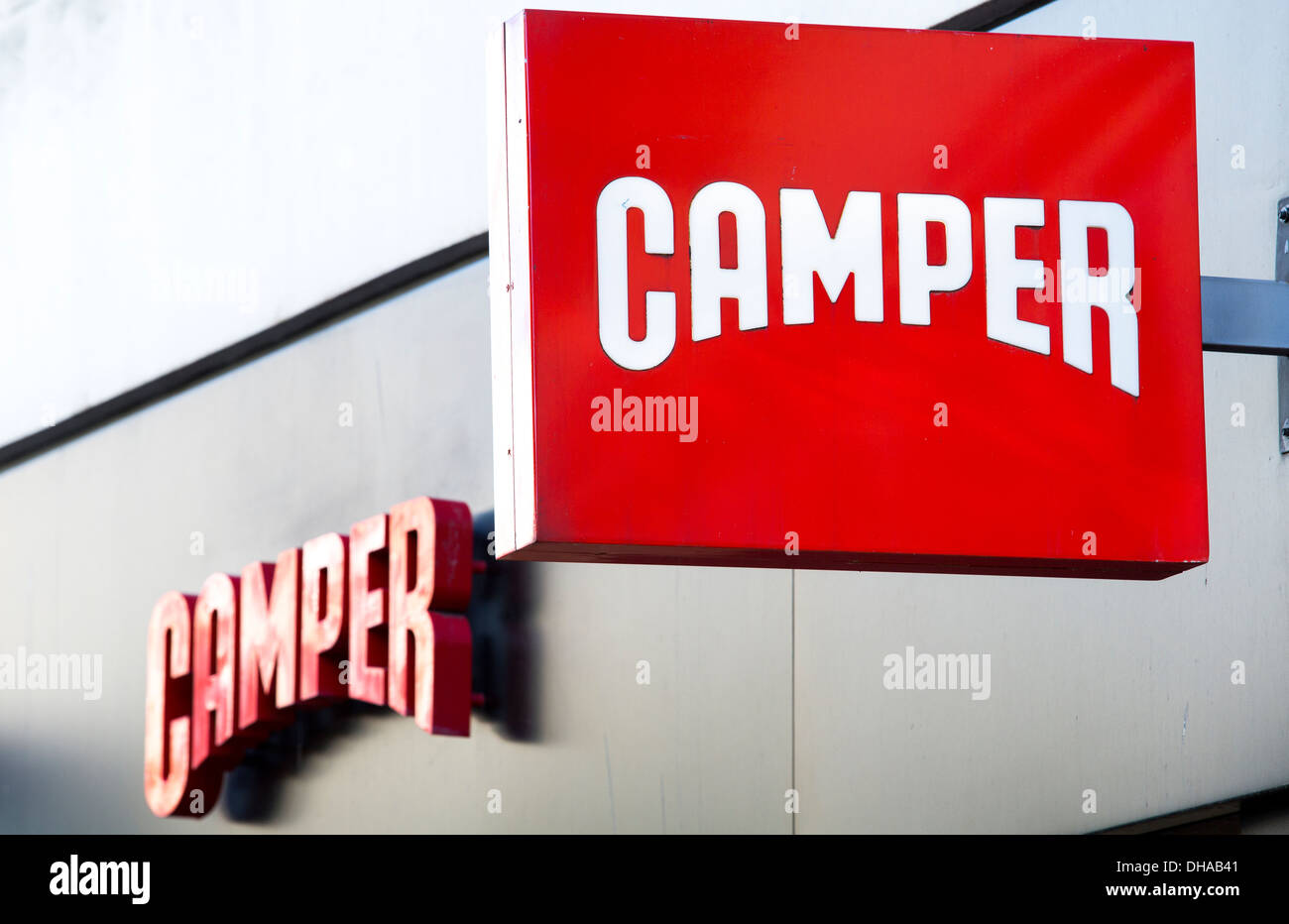 04/11/2013 Camper. shop sign. London, UK Stock Photo - Alamy