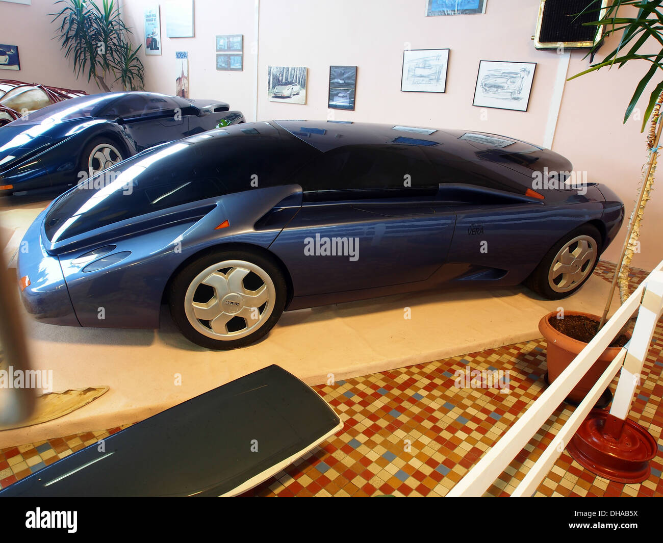 The Art & Tech VERA concept car, displayed at the Museum of Automobiles ...