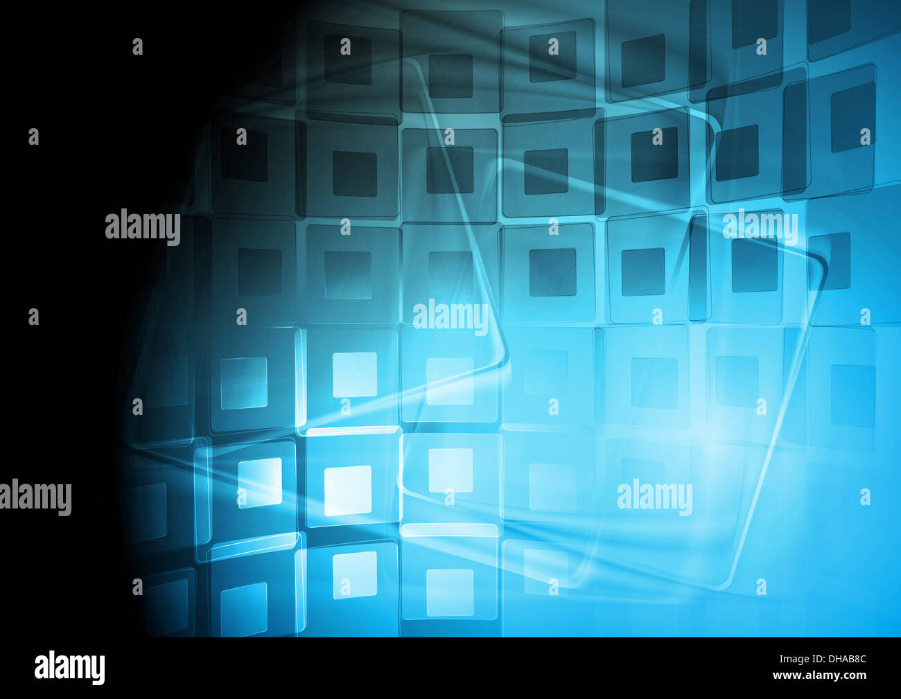 Dark blue tech background. Vector eps 10 Stock Photo - Alamy