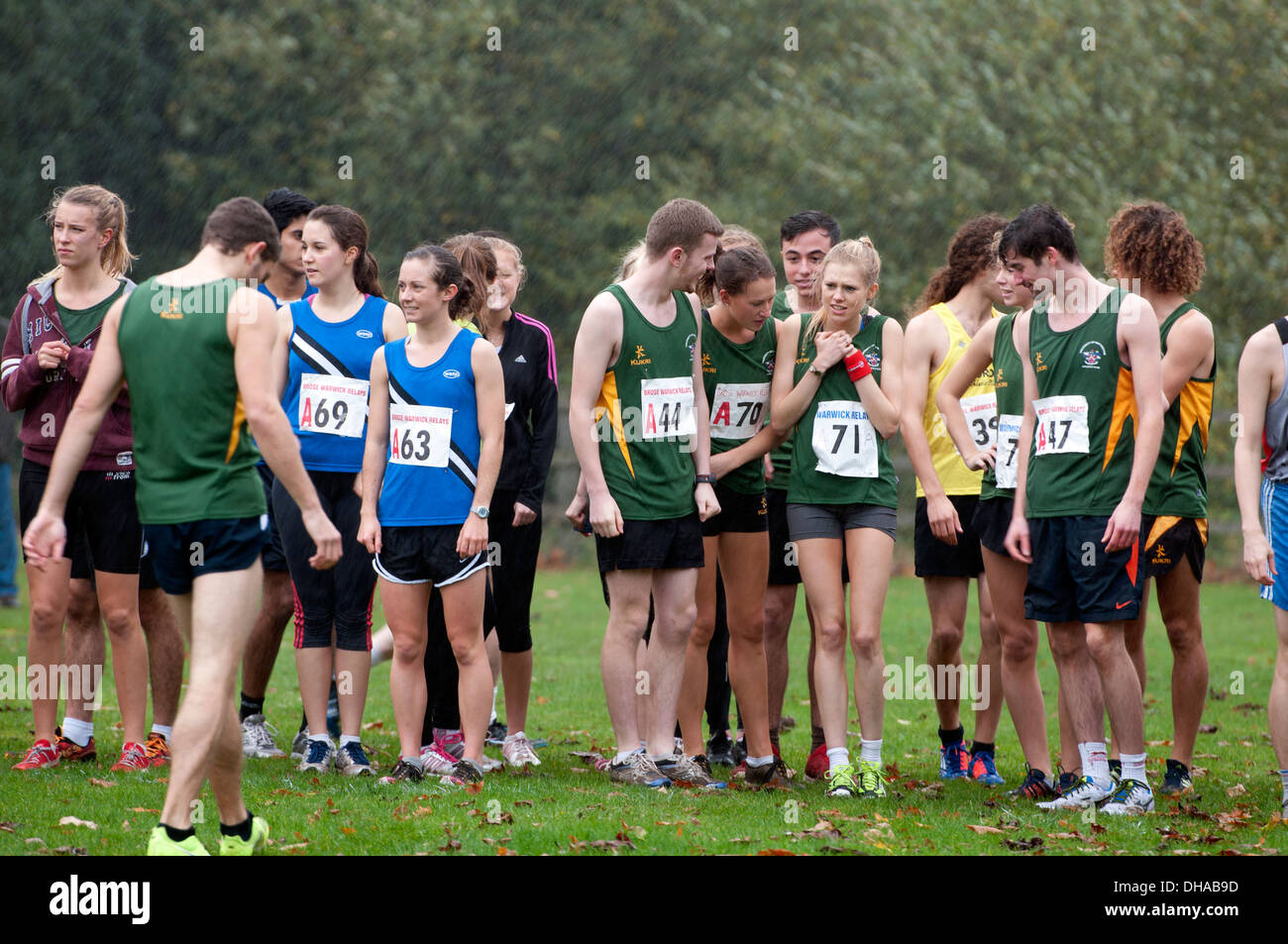 The Brose Cross Country Relays at Warwick University, UK Stock Photo ...
