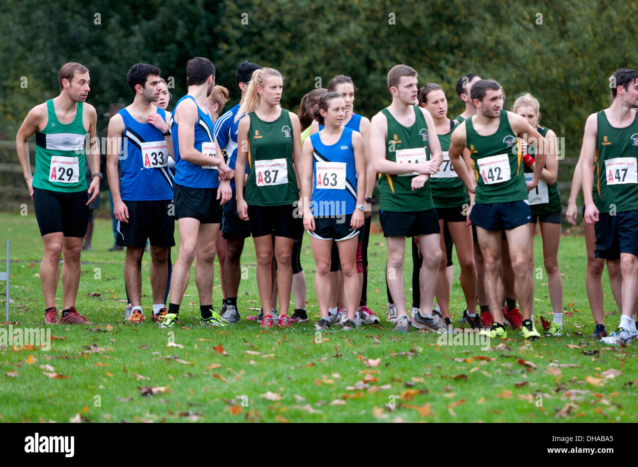 The Brose Cross Country Relays at Warwick University, UK Stock Photo ...
