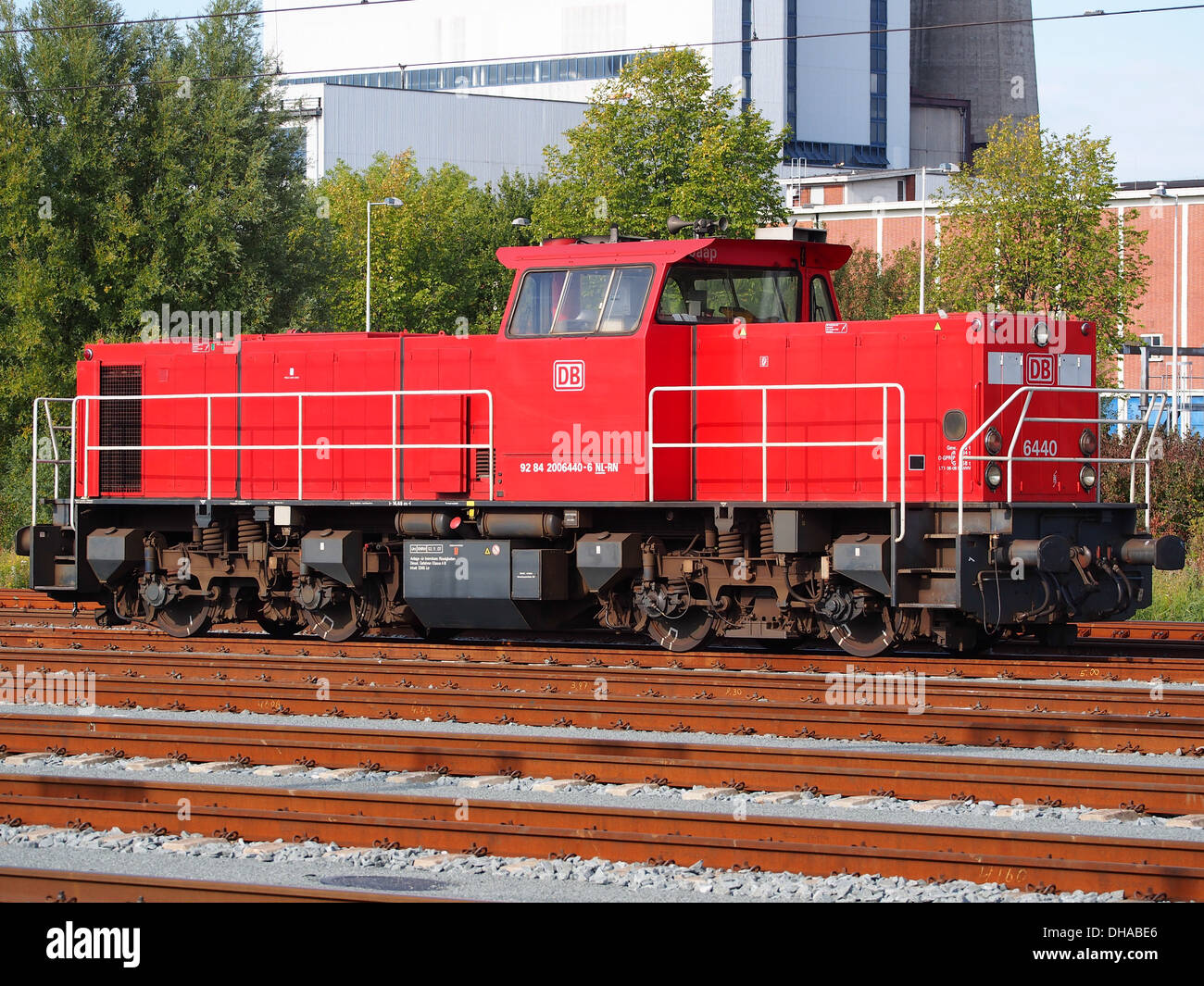 The DB 6440 92 84 2006440-6 is a German-built locomotive seen in ...