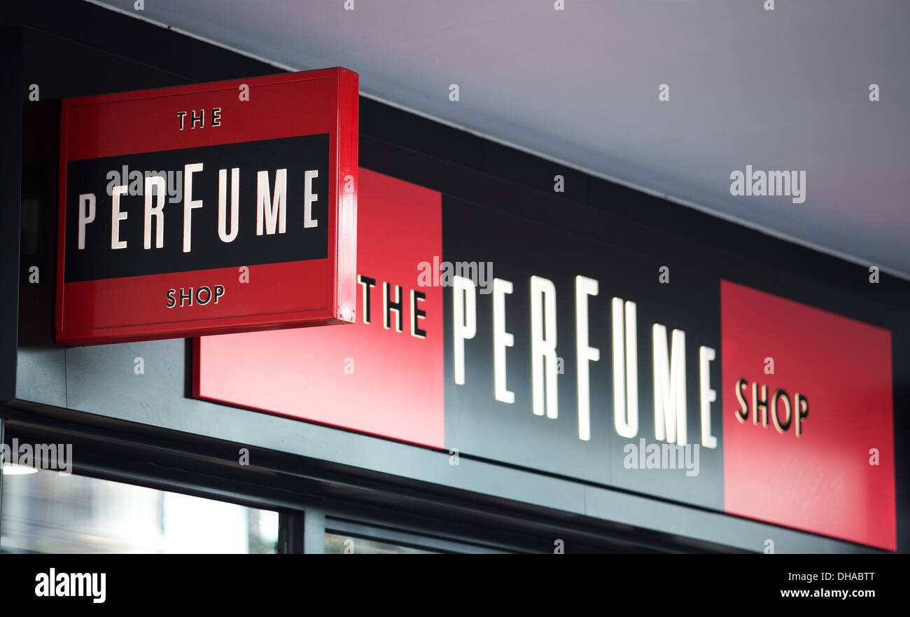 04/11/2013 The Perfume Shop, shop sign. London, UK Stock Photo - Alamy