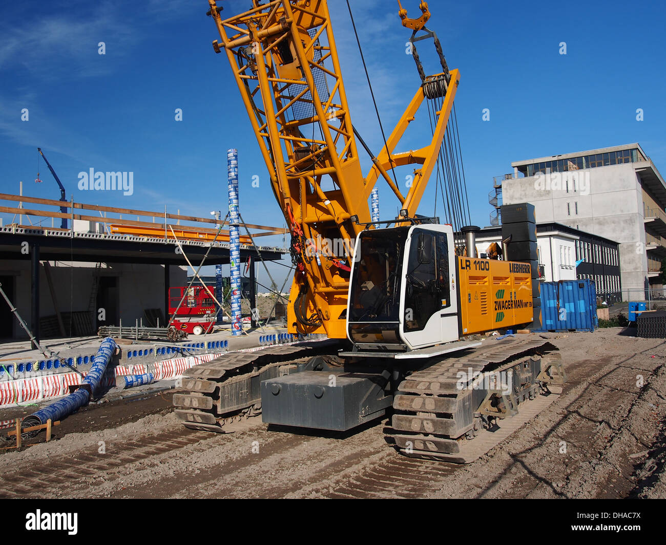 The Liebherr LR 1100 is a mobile crane used in heavy lifting and construction projects ...