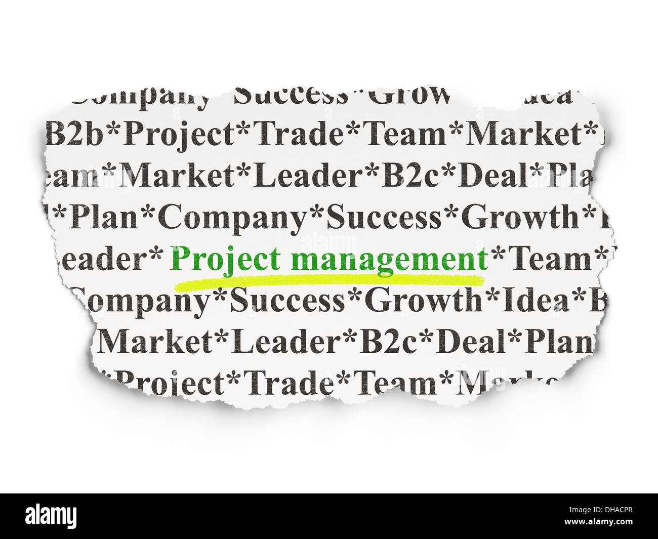 Finance concept: Project Management on Paper background Stock Photo - Alamy