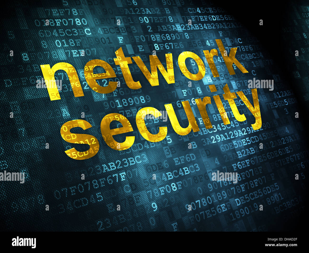 Protection concept: Network Security on digital background Stock Photo ...