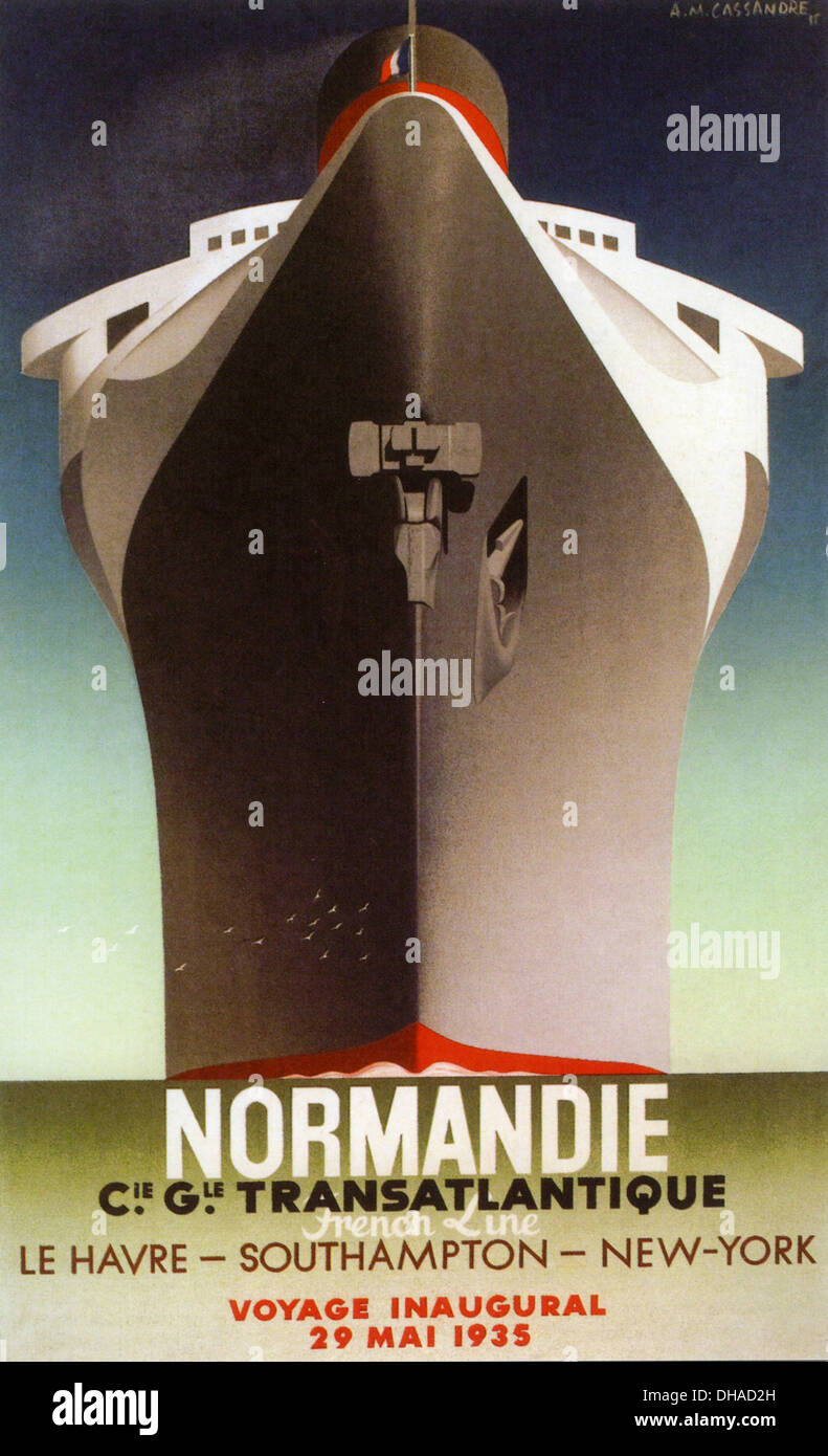 Normandie poster hi-res stock photography and images - Alamy