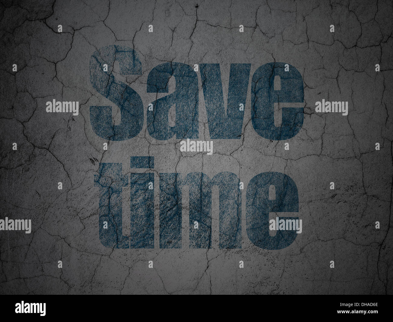 Timeline concept: Save Time on grunge wall background Stock Photo - Alamy