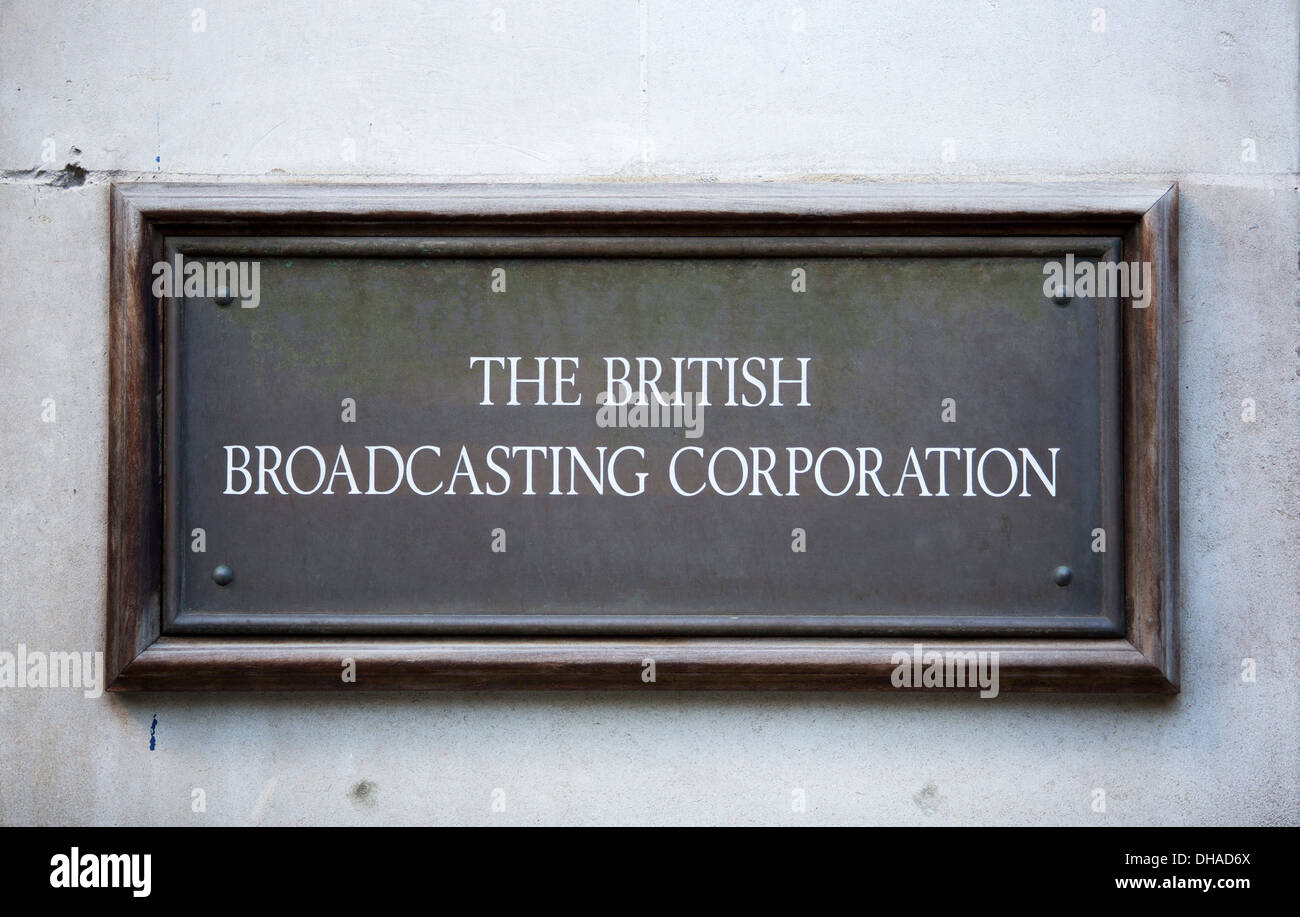 Bbc sign hi-res stock photography and images - Alamy