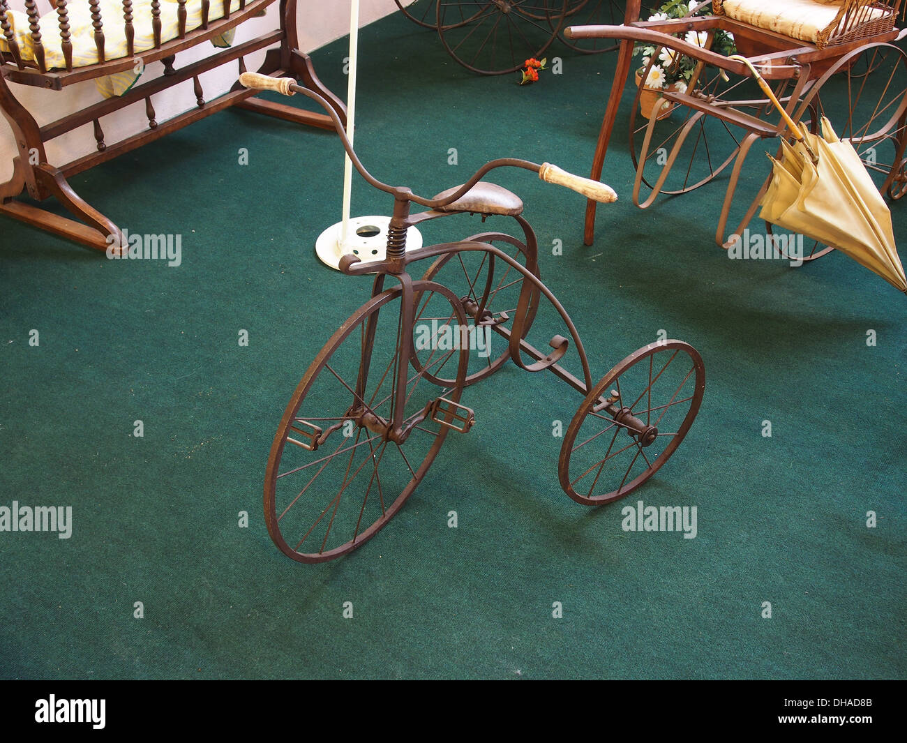 This old children's tricycle is a classic example of early 20th-century ...