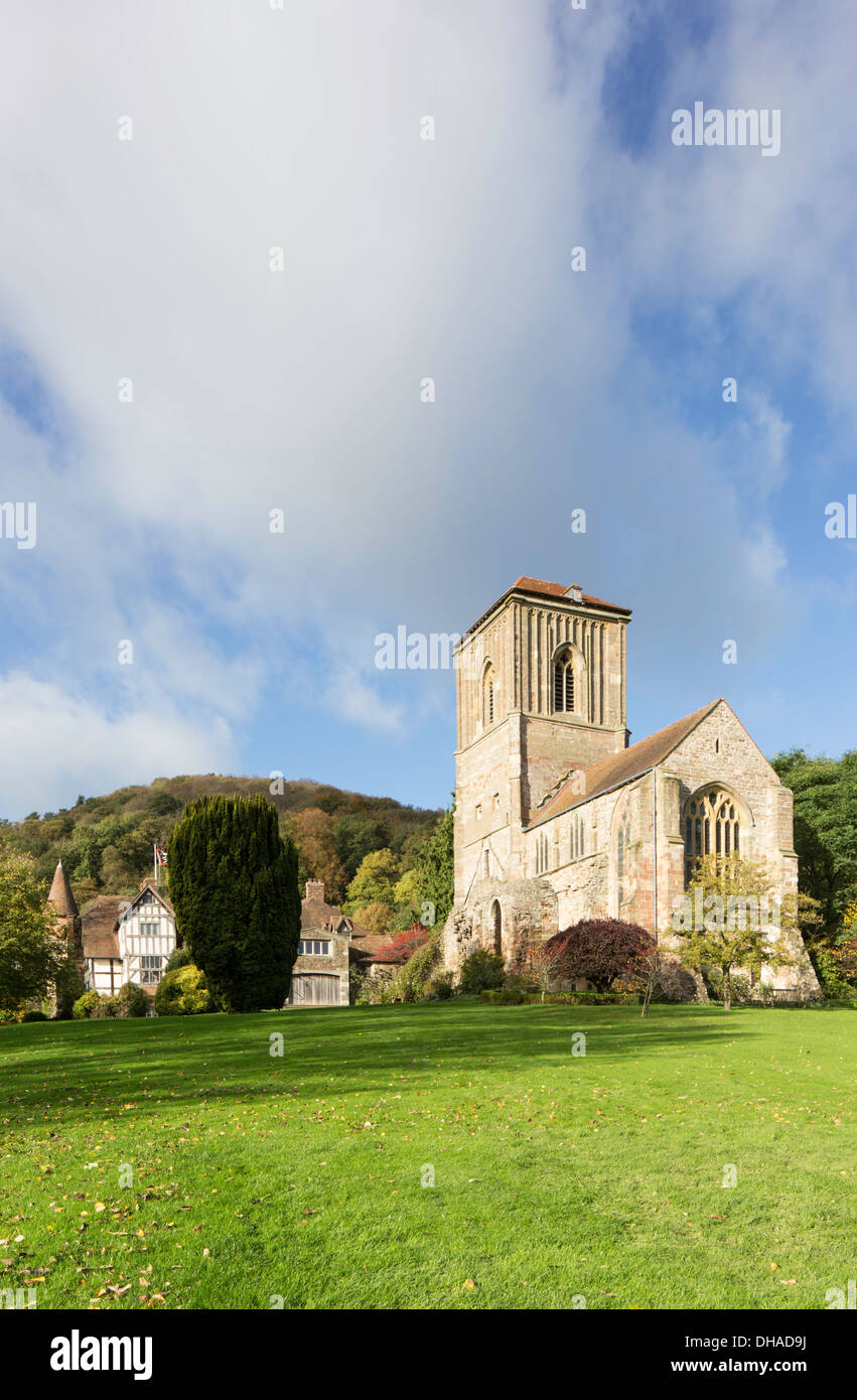 Autumn at Little Malvern Priory Church and Court, Malvern ...