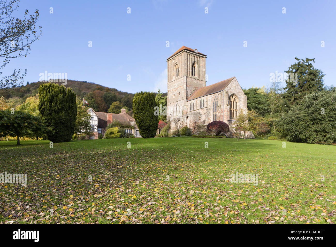 Autumn at Little Malvern Priory Church and Court, Malvern ...
