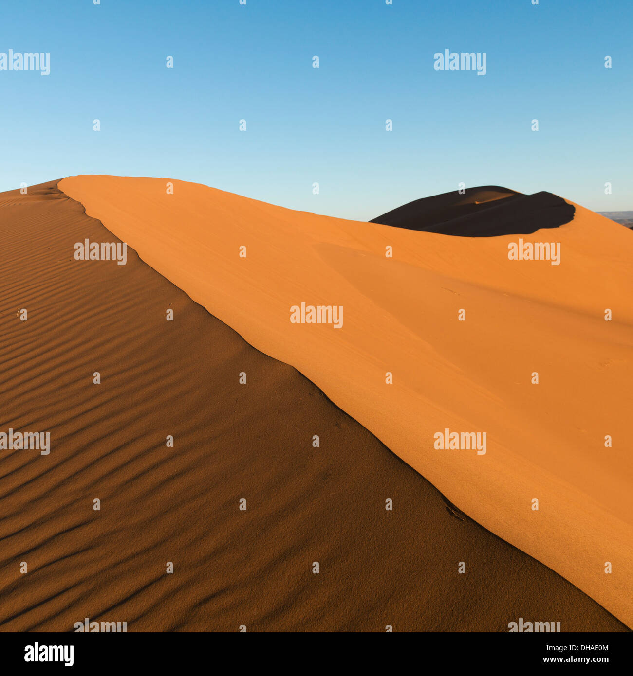 Slopes And Ridges Of Sand Stock Photo - Alamy